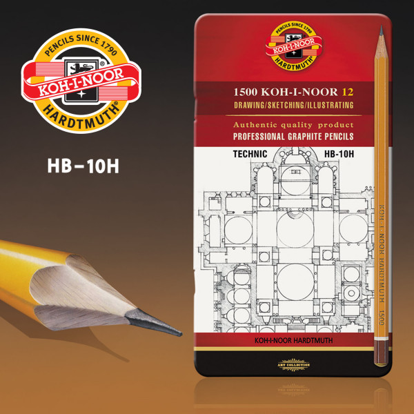 KOH-i-NOOR Professional Pencils Technic 1502/I