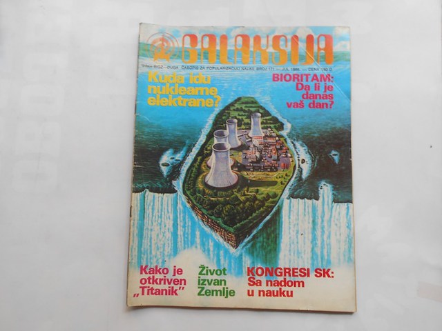 Galaksija br. 171,  1986. Kuda idu nuklearne elektrane?