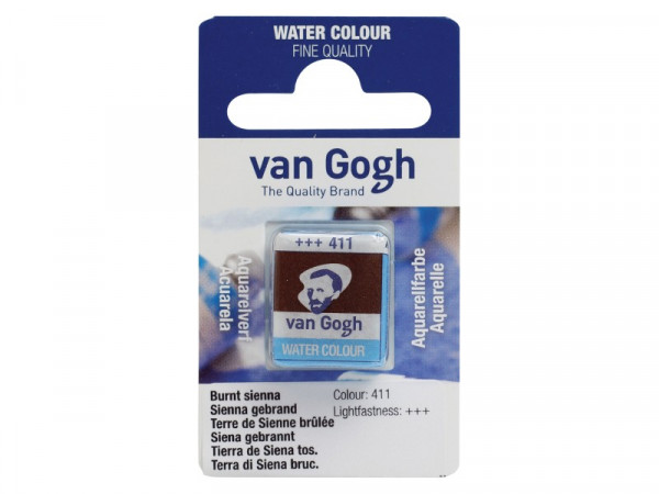 TALENS Van Gogh akvarel 687 411 burnt sienna