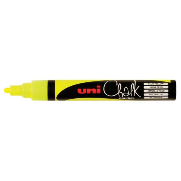 Uni CHALK PWE-5M fluo yellow