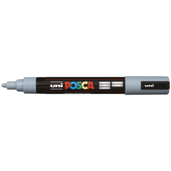 Uni POSCA Marker PC-5M, grey