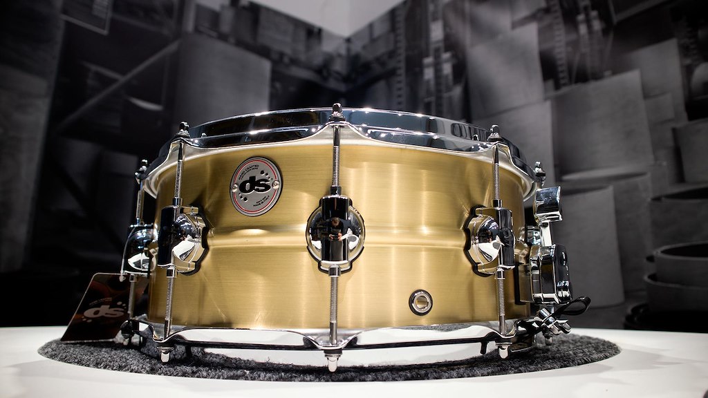 DS Drum Rebel Custom Shop 14"x6" Brass snare drum