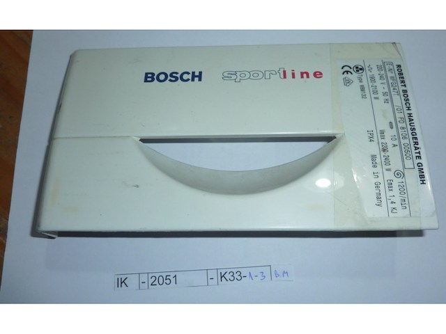 BOSCH sportline WFG 247T ,  mala maska, poklopac dozirn