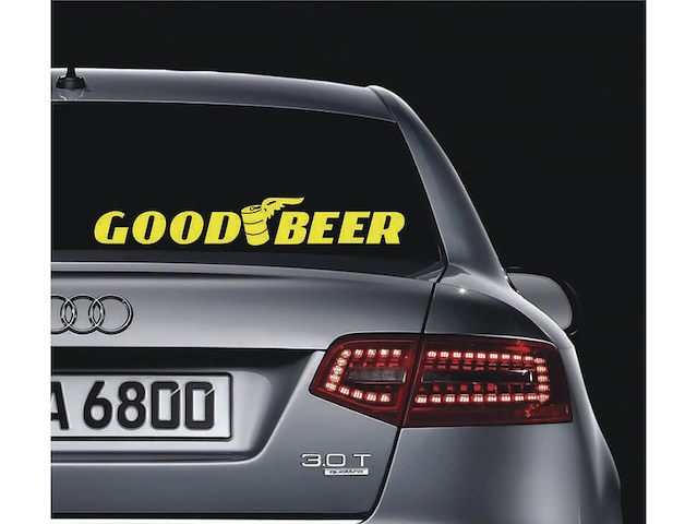 Auto nalepnica-Good Beer