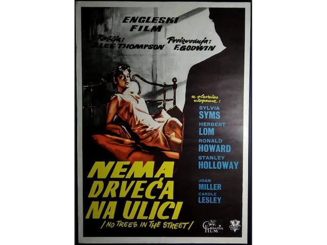 NEMA DRVEĆA NA ULICI (1959) Sylvia Syms PLAKAT