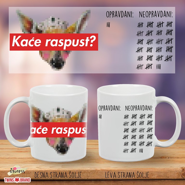 KAĆE RASPUST ŠOLJA