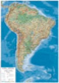 Zidna školska karta -Južna Amerika