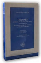 Odlomci jednog napuštenog dela o mogućem republikanskom uređenju u velikoj državi