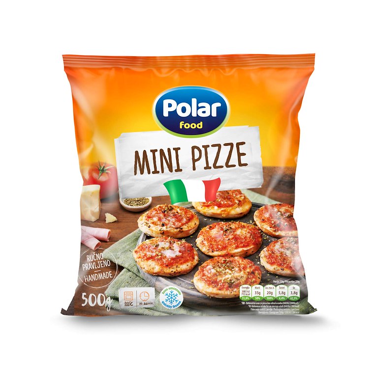 Polar food mini pizza 500g polar food