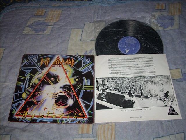 Def Leppard ‎– Hysteria LP RTB 1987.