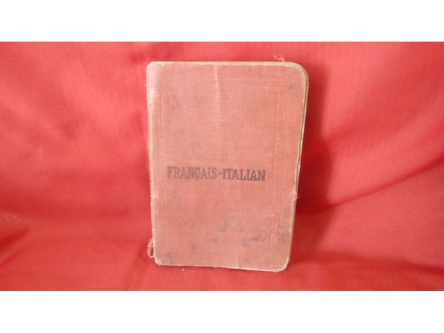 Nouveau Dictionnaire de poche Français-Italien 1910