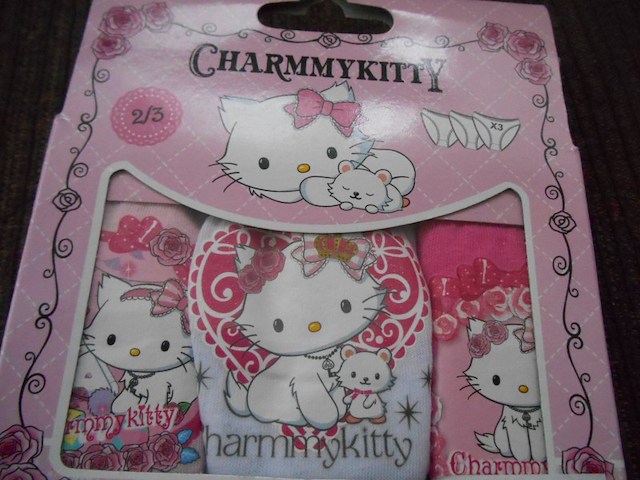 Komplet tri para gacica Hello Kitty