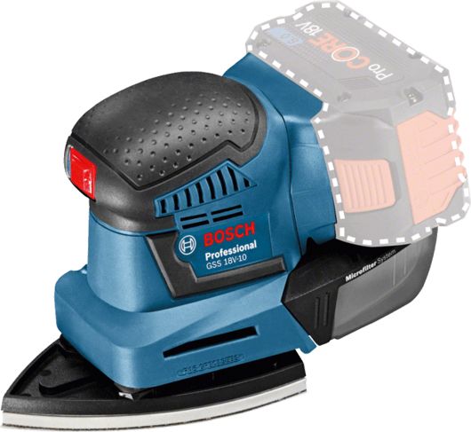 .Bosch Aku vibraciona brusilica GSS 18V-10 - bez baterije (06019D0200)