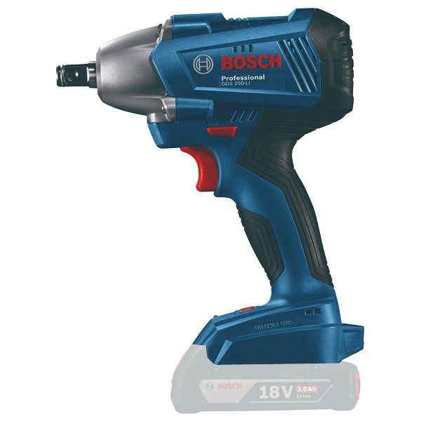 Bosch Akumulatorski udarni odvrtač GDS 250-Li Professional 1/2" / 250Nm - bez baterije (06019G6121)