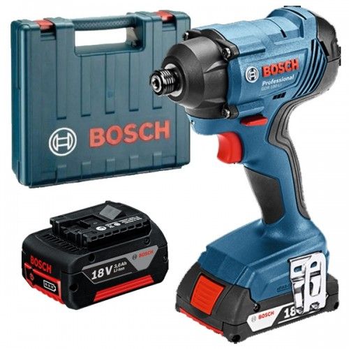 .Akumulatorski udarni odvrtač Bosch GDR 180-Li Professional- 18V/3Ah/160Nm + 2 akumulatora GBA