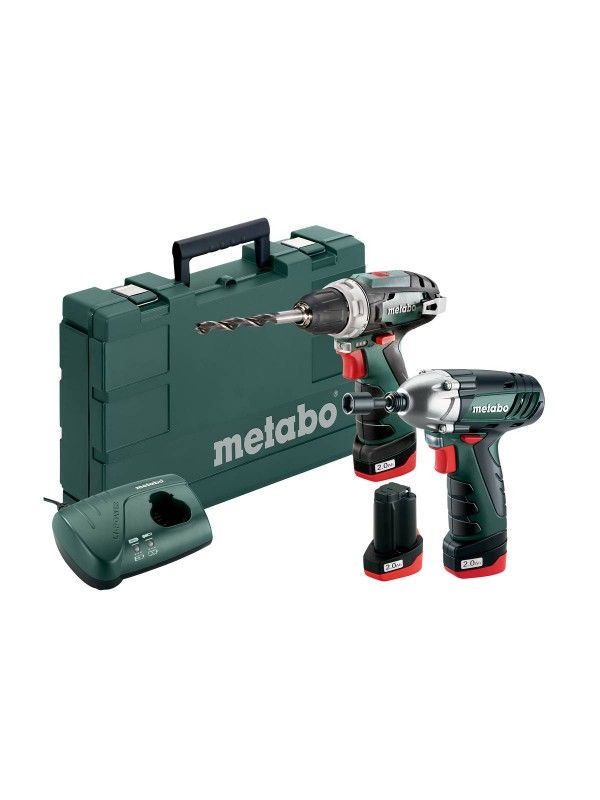 SET COMBO Aku. 10,8 V BS + SSD 10,8 V/2,0 Ah/34 Nm - METABO