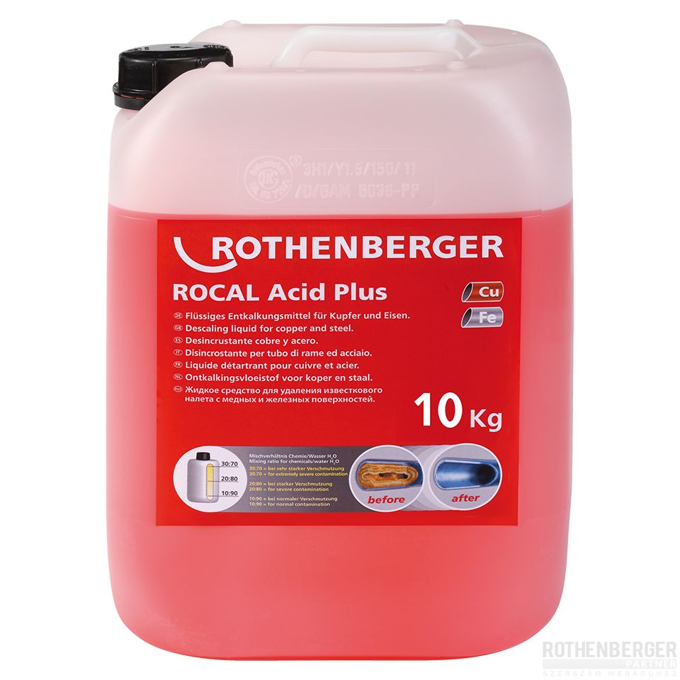 ROCAL Acid Plus Cu&Fe 10 L - 61106 - Rothenberger