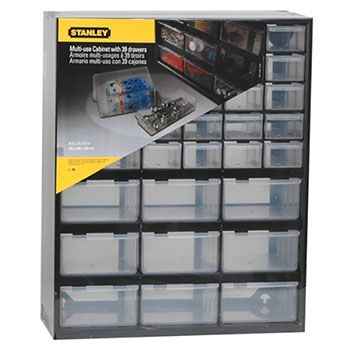 Organizator radionički 39 pregrada - 36,5 x 3,5 x 15,5 cm - 1-93-981 - Stanley