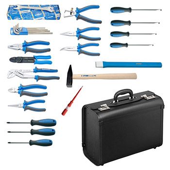 Set alata za električare od 35 delova u torbi za alat - 475x353x212 mm - Unior