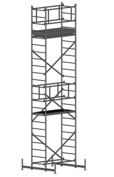 ZARGES Z300 skela radna v. 7m, (2,00x0,7m) - Modul A+B+C