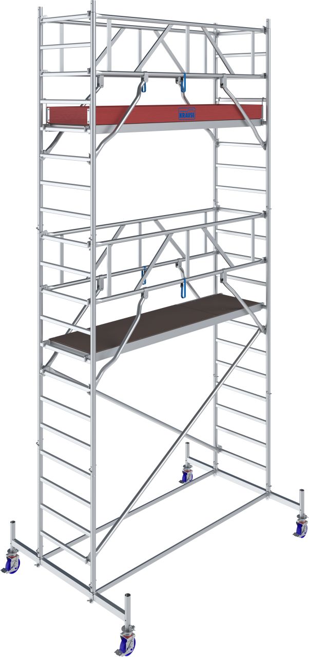 Krause stabilo aluminijumska pokretna skela - STABILO 10 - radna v. 6,4m, (2,5x0,75m), 772046 -st.br741332