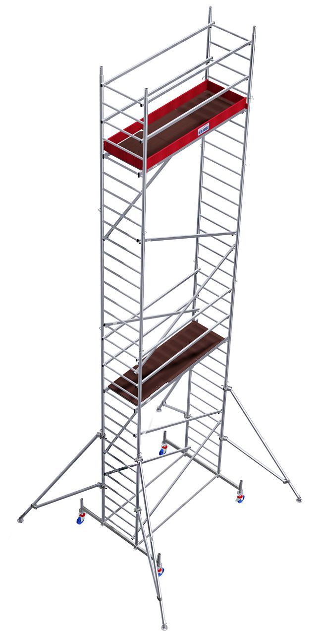 Aluminijumska skela (Radna visina: 9,30m / Visina gazišta: 7,30m) - PROTEC 910 Krause -Atestiran