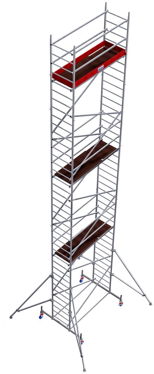 Aluminijumska skela (Radna visina: 11,30m / Visina gazišta: 9,30m) - PROTEC 910 Krause/ 2,0mx0,6m-Atestiran