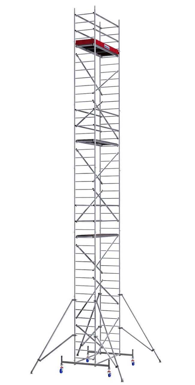 Aluminijumska skela (Radna visina: 12,30m / Visina gazišta: 10,30m)2mx0,6m - PROTEC 910 Krause - Atestiran