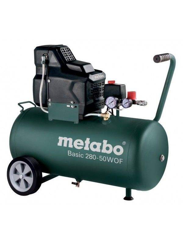 Metabo kompresor za vazduh bezuljni BASIC 280-50 W OF - 50 L (601529000)