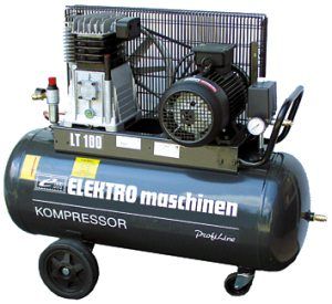 Klipni kompresor - 200l/9bar - E401/9/200 - 230 V ElektroMaschinen