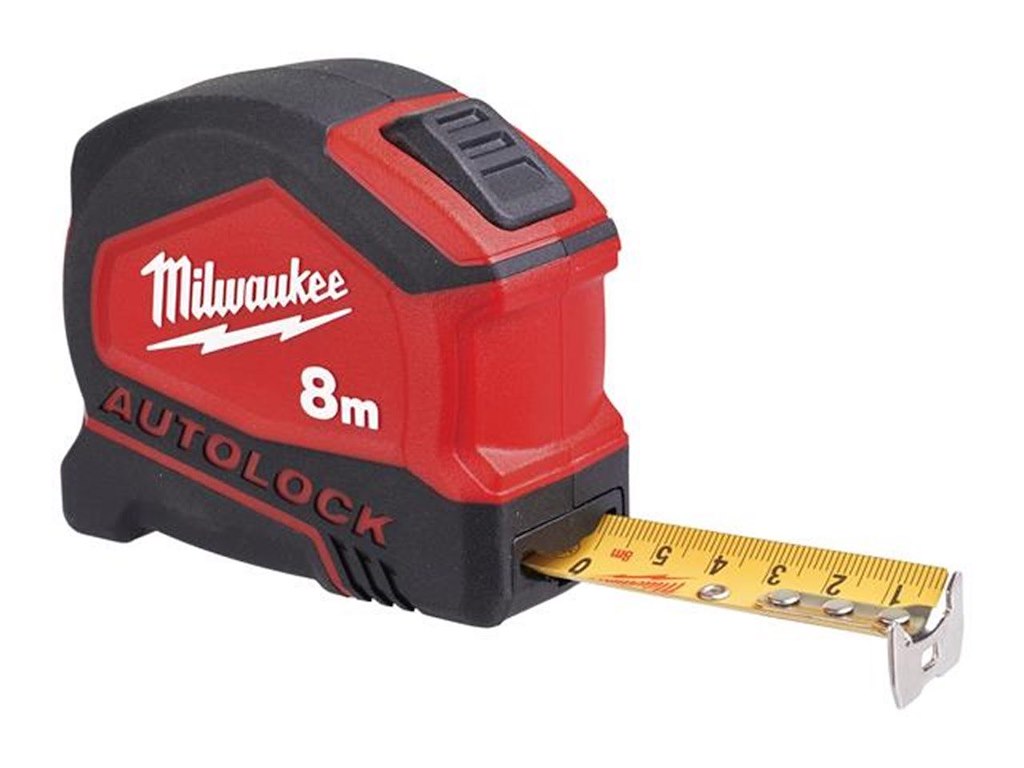 Milwaukee metar 8m x 25mm, autolock (4932464664)