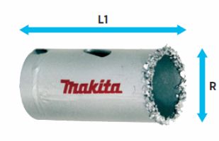 Volfram karbidna kruna 43x57mm - D-51194 - (STANDARD) - Makita