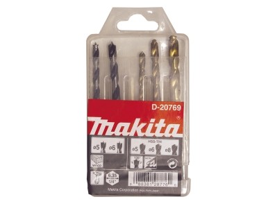 Set burgija za drvo, metal i beton HEX prihvat 6.35mm D-23759 - (STANDARD) MAKITA