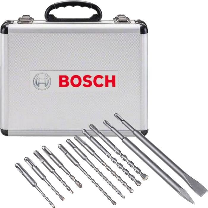 Bosch 11-delni SDS plus set burgija i dleta za građevinske radove u alu. koferu (2608578765)