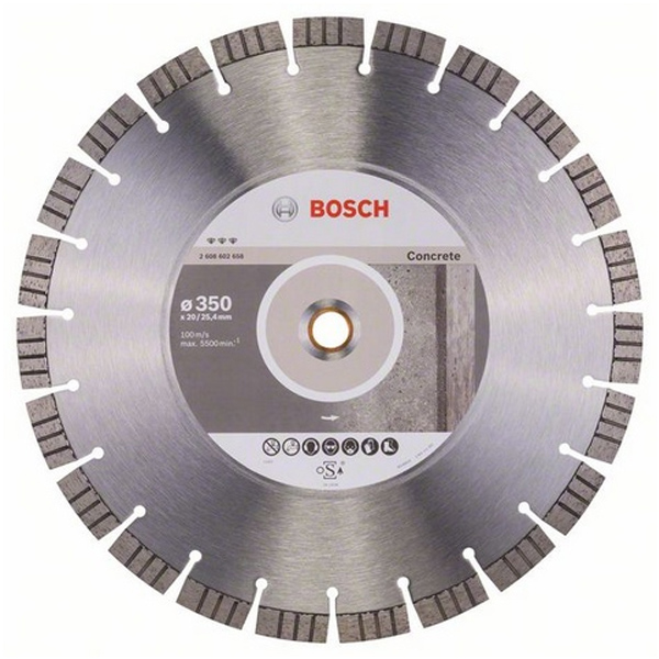 .Dijamantska rezna ploča Best for Concrete 350 x 20, 00+25, 40 x 3, 2 x 15 mm, Bosch