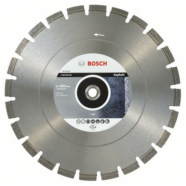 .Dijamantska rezna ploča Best for Asphalt 400 x 20/25, 40 x 3, 2 x 12 mm, Bosch