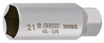 Ključ nasadni 3/8" za svećice, tankozidni - 3058/2 (623217) - Unior