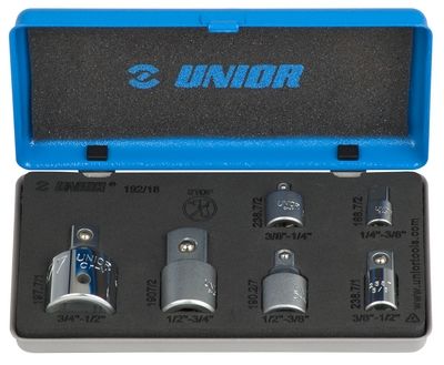 Adapteri u metalnoj kutiji - 192/18 (1/4" - 3/4" / 6) - Unior