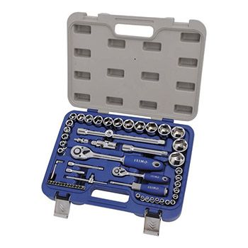 Set nasadnih ključeva 1/2" i 1/4" 58 kom. - 129-58-4 - Irimo