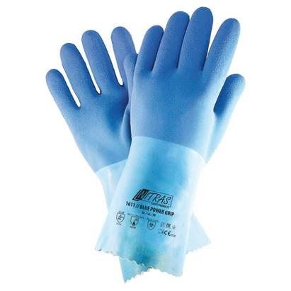 Nitras Zaštitne rukavice otporne na hemikalije Blue Power Grip 1611