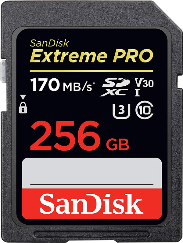 SANDISK SDXC 256GB EXTREME PRO 170MB/S