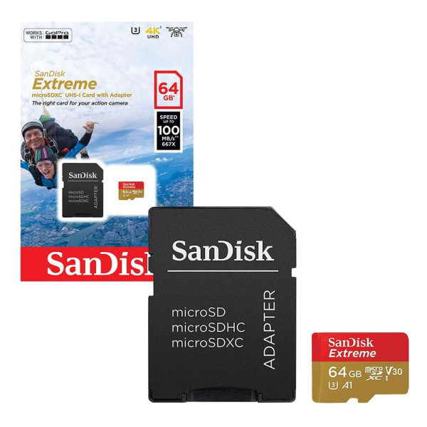 SanDisk SDHC 64GB Extreme micro 100mb/s V30