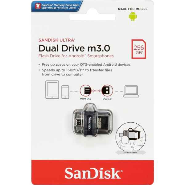 SanDisk Dual Drive USB Ultra 256GB m3.0
