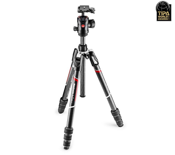 Manfrotto Befree GT Carbon fibre Tripod MKBFRTC4GT-BH