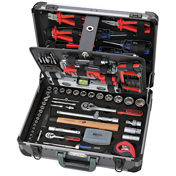 KS Tools set univerzalnih alata 127-delni 1/4"+1/2" u koferu 911.0727