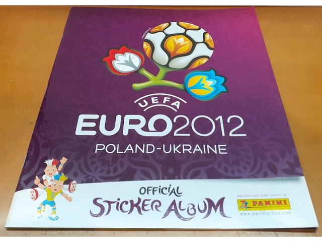 EURO 2012 nov prazan album, Panini