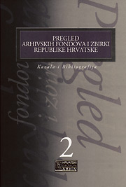 Pregled arhivskih fondova i zbirki Republike Hrvatske, Kazala i bibliografija