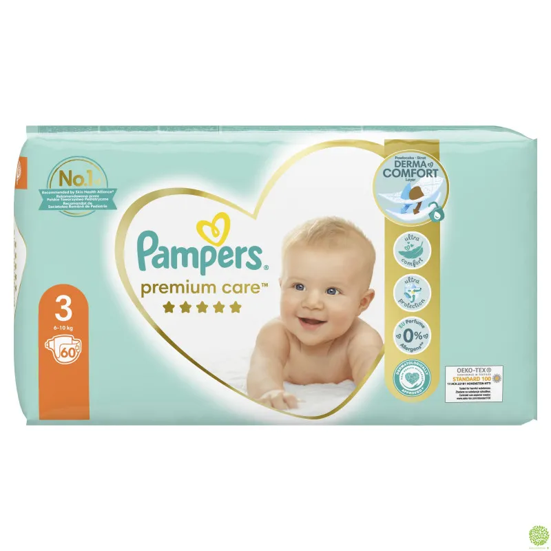 PAMPERS PELENE PREMIUM 3 60 kom.