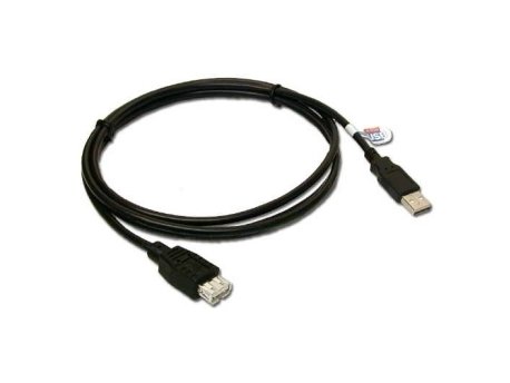 FAST ASIA Kabl USB A - USB A M/F produžni 5m crni