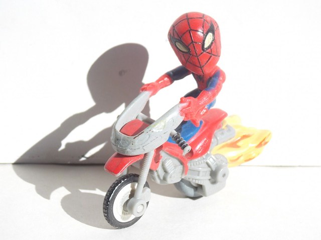 Spiderman na motociklu figurica 2009 Hasbro